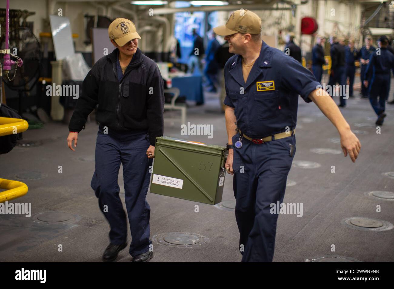240207-N-VJ326-1133 SAN DIEGO (Feb. 07, 2024) – Aviation Ordnanceman ...