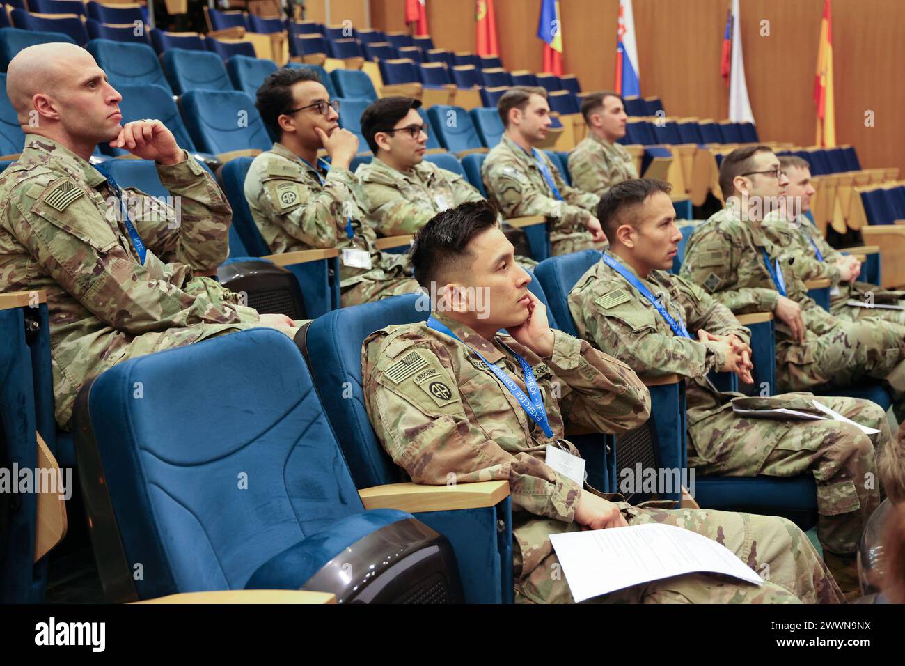 The 2nd Armored Brigade Combat Team, 1st Armored Division brigade staff ...