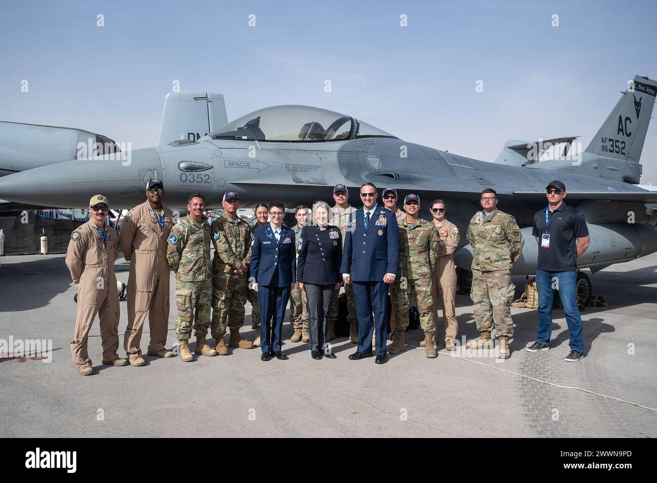 U.S. Air Force Maj. Gen. Julian C. Cheater, center right, Assistant ...
