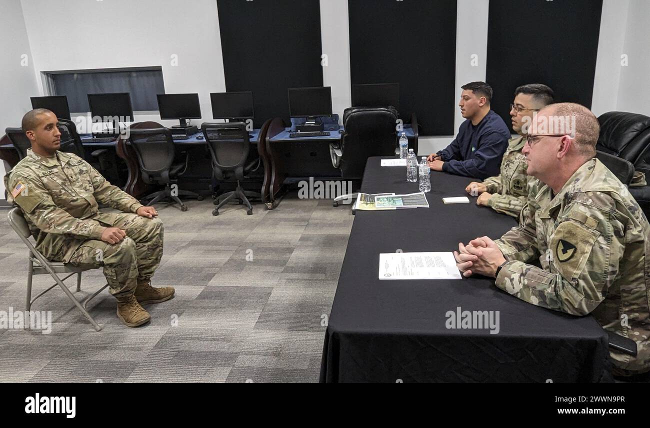 Soldiers attending the “Facing the Board” class at the Fort Drum Better ...