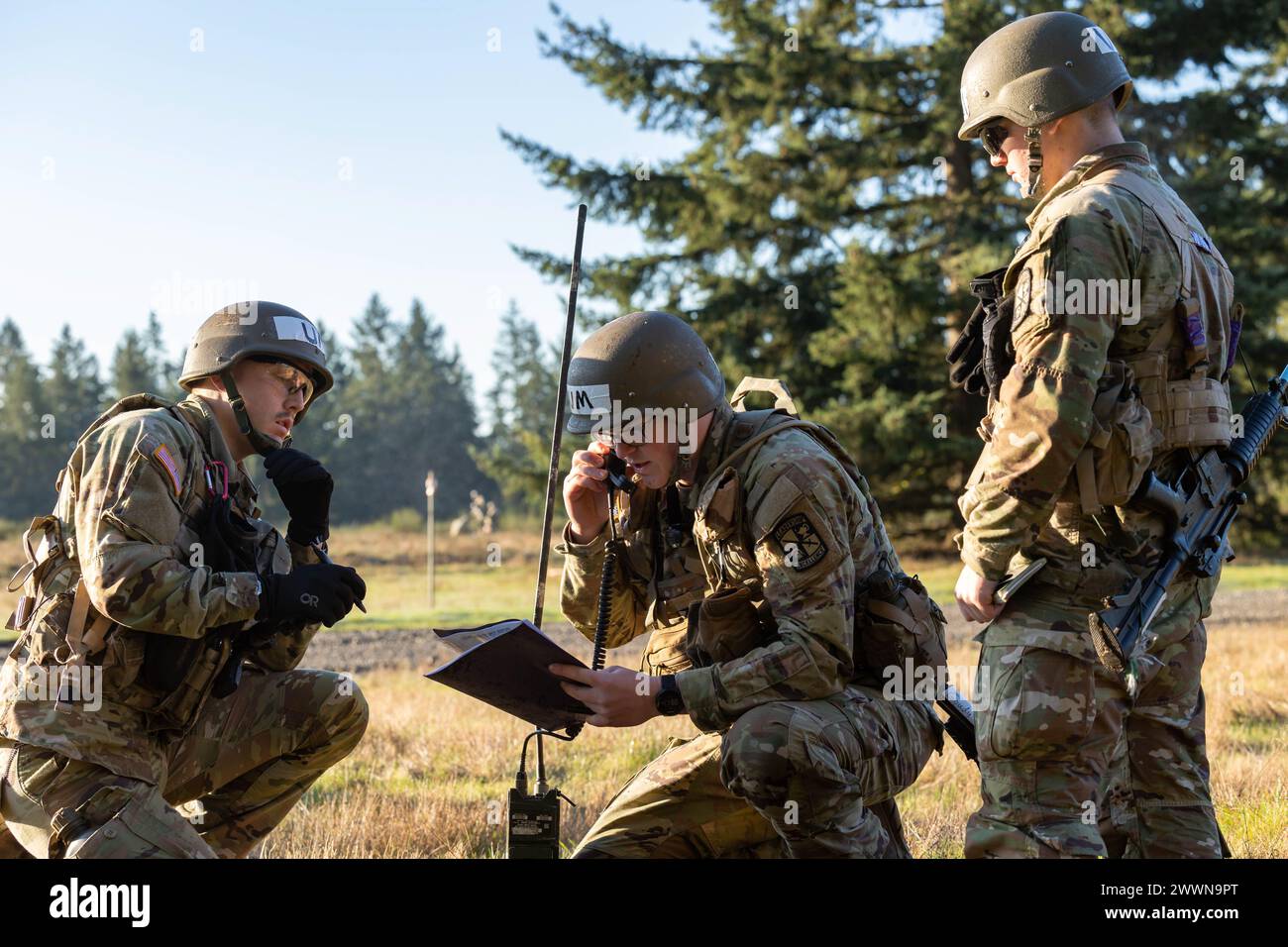 An Army ROTC Cadet from the University of Montana competes in the Commo ...