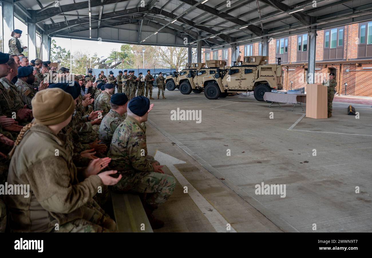 U.S. Air Force Master Sgt. Danielle Heiser, 48th Security Forces ...