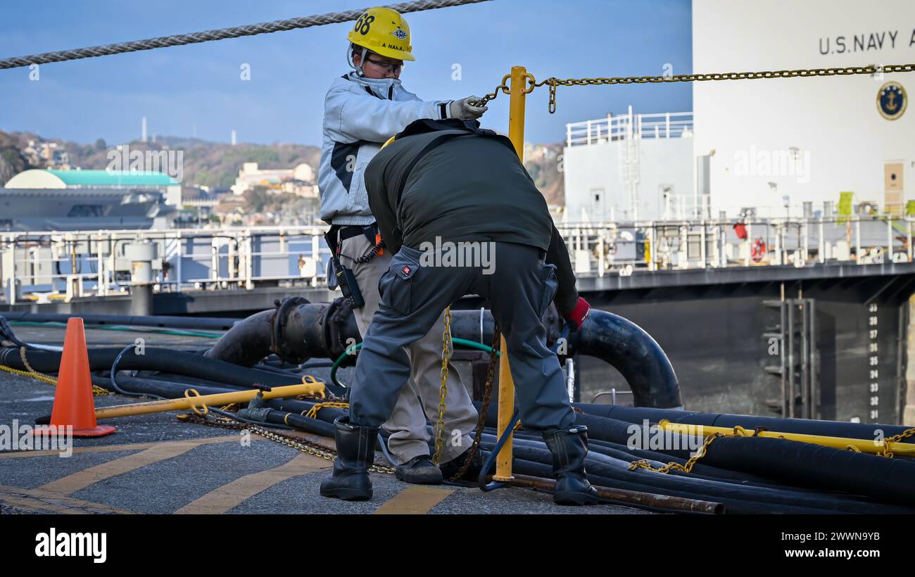 YOKOSUKA, Japan (Feb. 18, 2024) — U.S. Naval Ship Repair Facility and ...