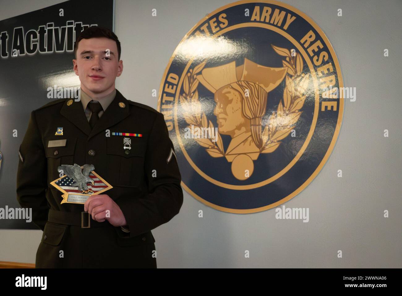 U.S. Army Pfc. Alex House, Alpha Company, 325th Expeditionary Military ...