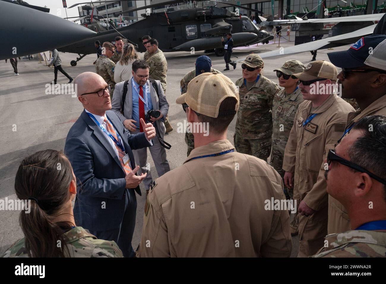 Michael Miller, right, Defense Security Cooperation Agency (DSCA ...