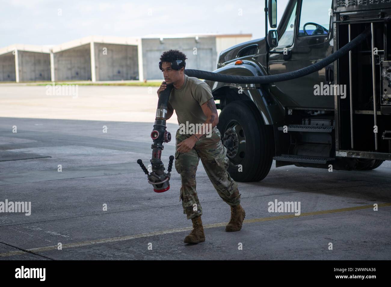 U.S. Air Force Airman 1st Class Jordan Langston, 18th Logistics ...