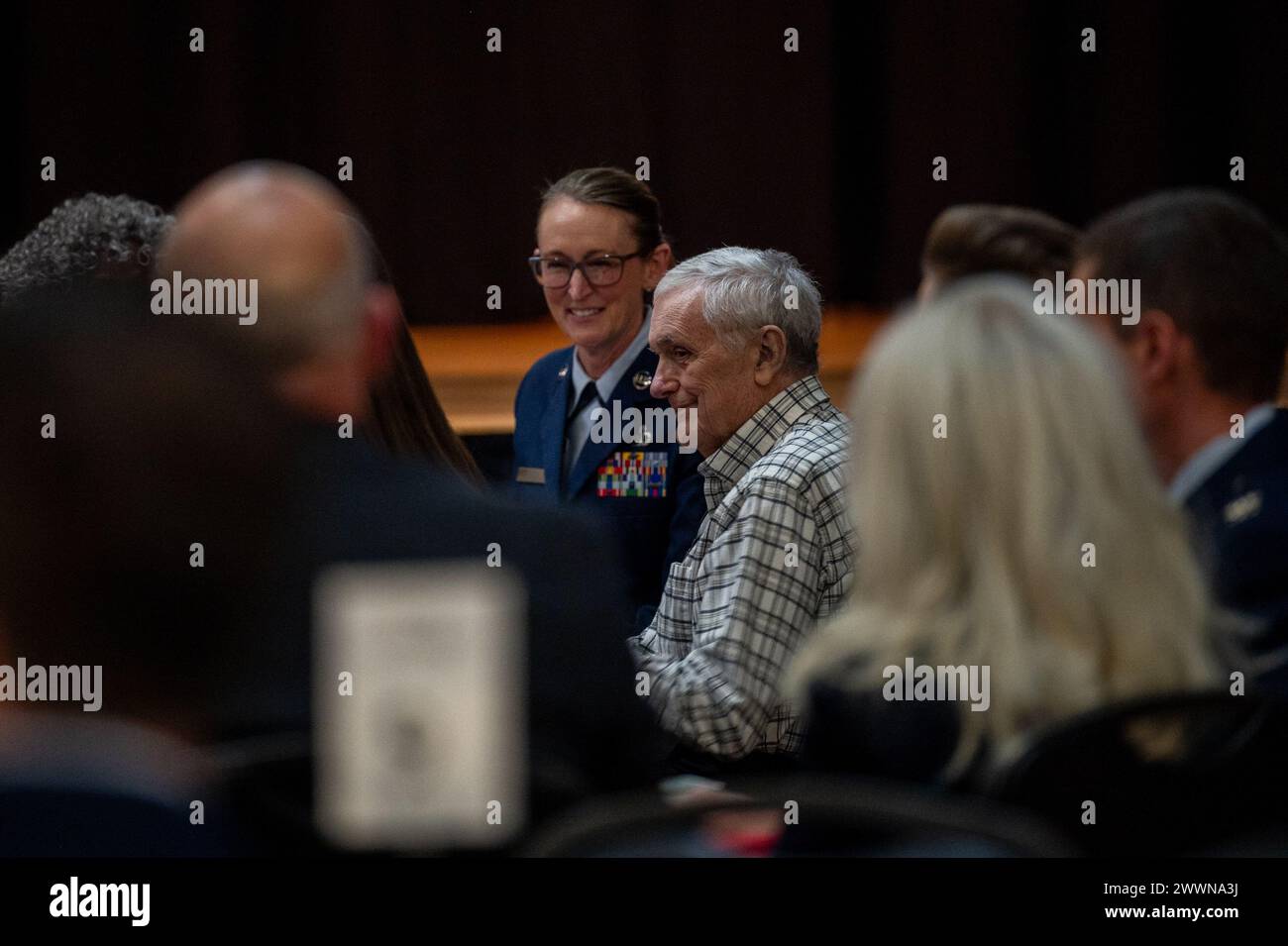 Chief Master Sgt. Laura Hoover, 22nd Air Refueling Wing command chief ...