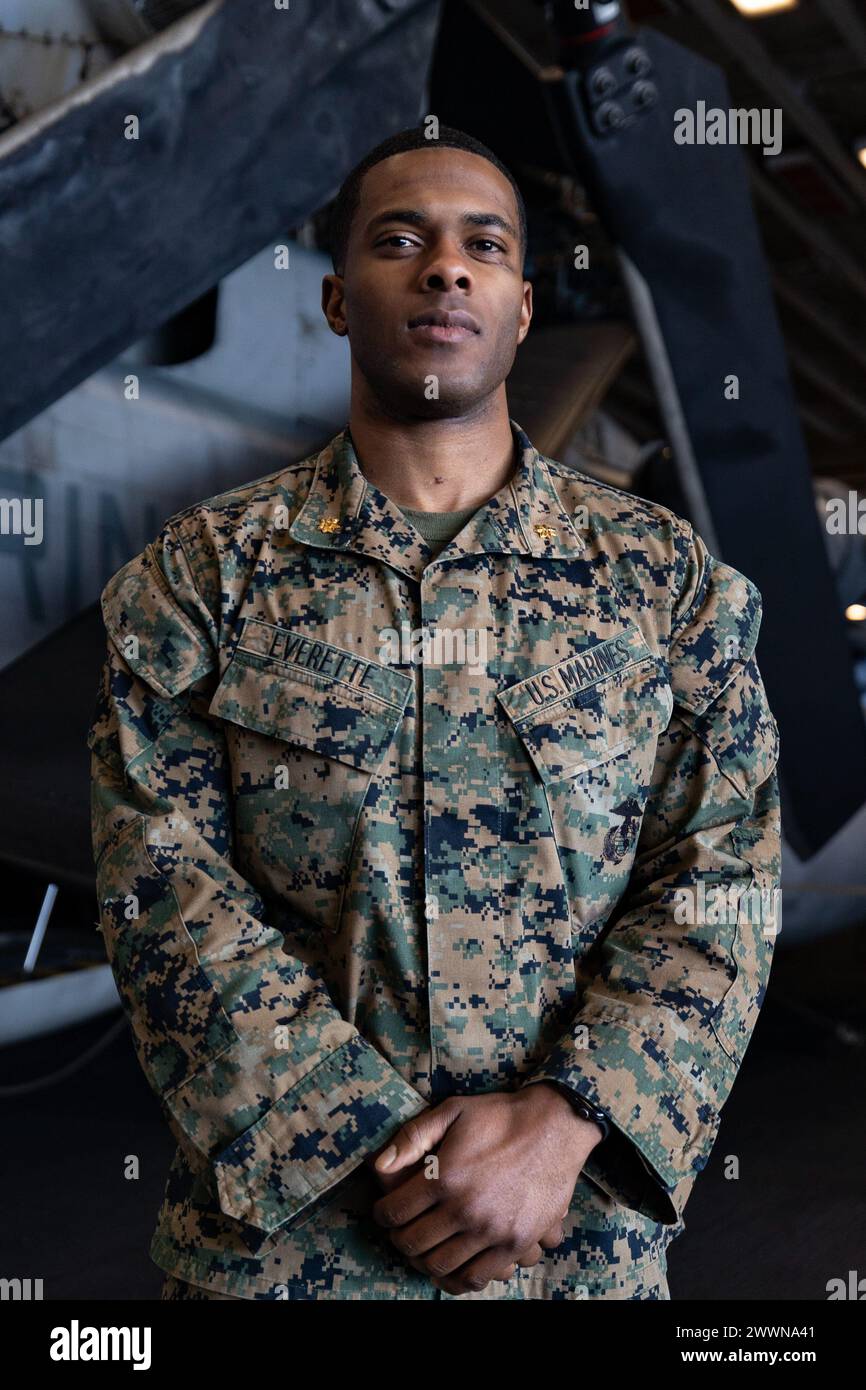 U.S. Marine Corps Maj. John Everette, born in Okinawa, Japan and raised ...