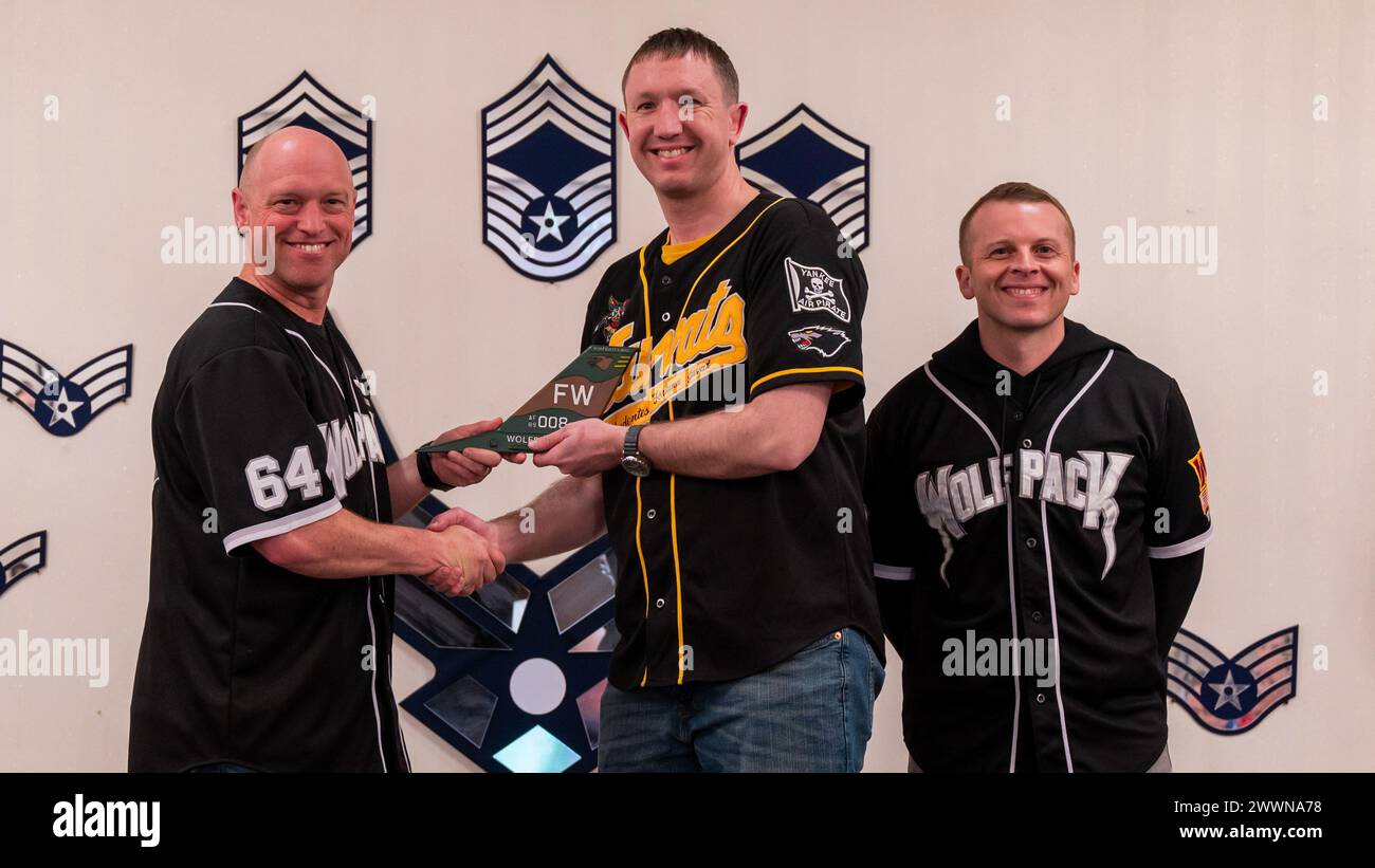 Col. Matthew Gaetke, left, 8th Fighter Wing commander, and Chief Master ...