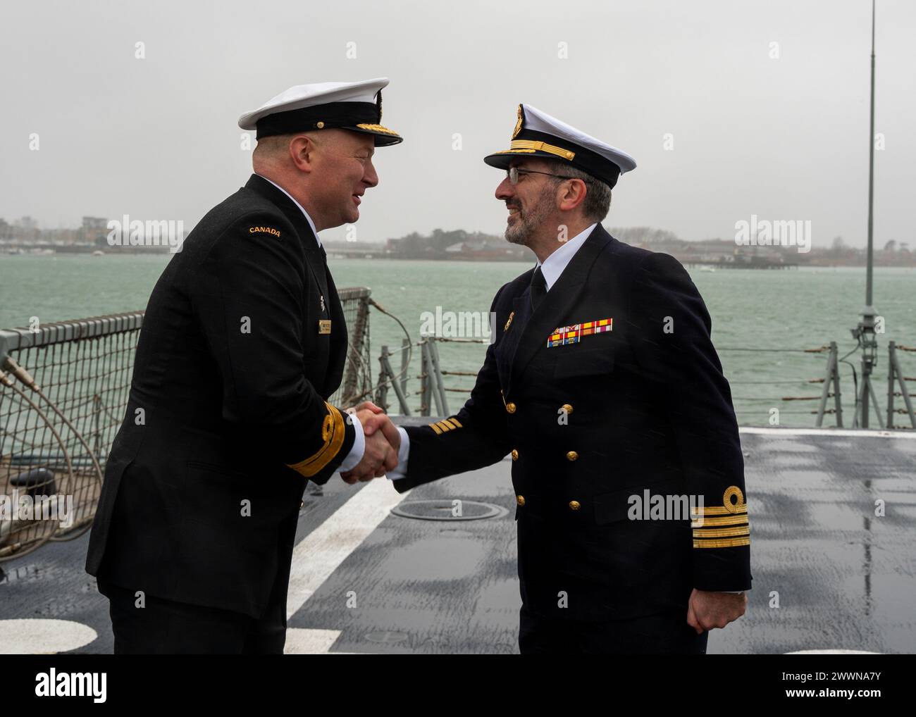 Royal Canadian Navy Rear Adm. David Patchell, vice commander, U.S. 2nd ...