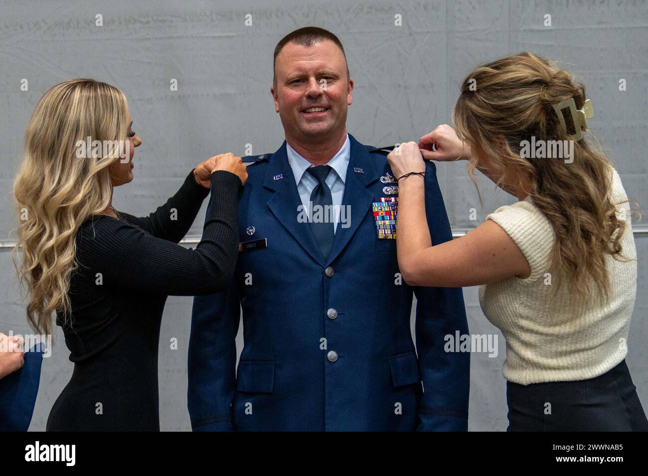 Lt. Col. Shaun Cruze was promoted to colonel at the Nevada Air National ...