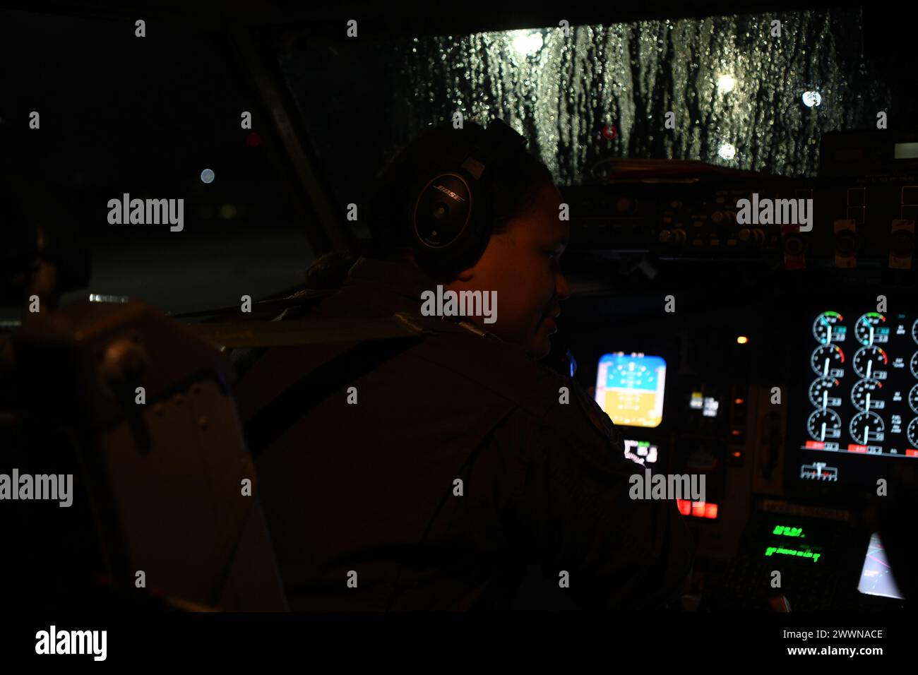 U.S. Air Force Capt. Vicky Gil, 91st Air Refueling Squadron pilot ...