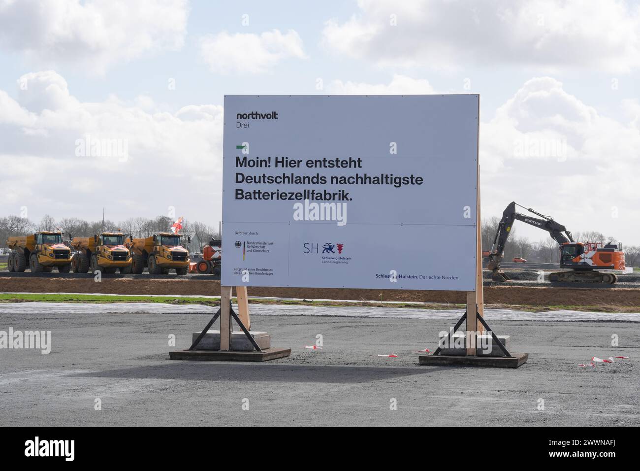 Northvolt sign hi-res stock photography and images - Alamy