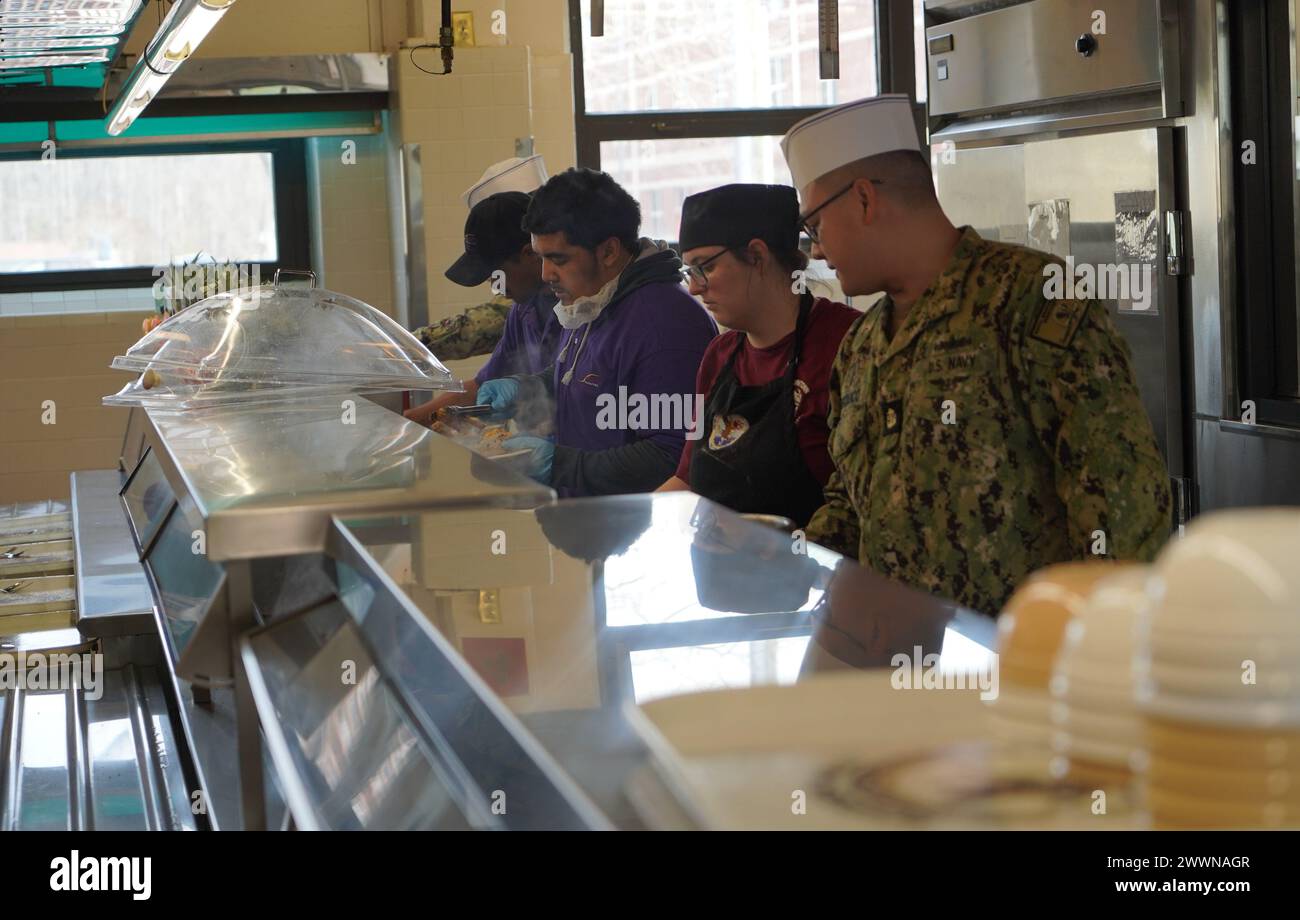 Yorktown, Va. (February 22, 2024) Chief Richard Anguico supervises ...