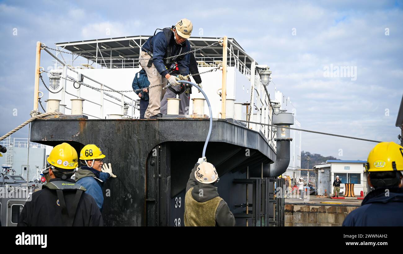 YOKOSUKA, Japan (Feb. 18, 2024) — U.S. Naval Ship Repair Facility and ...