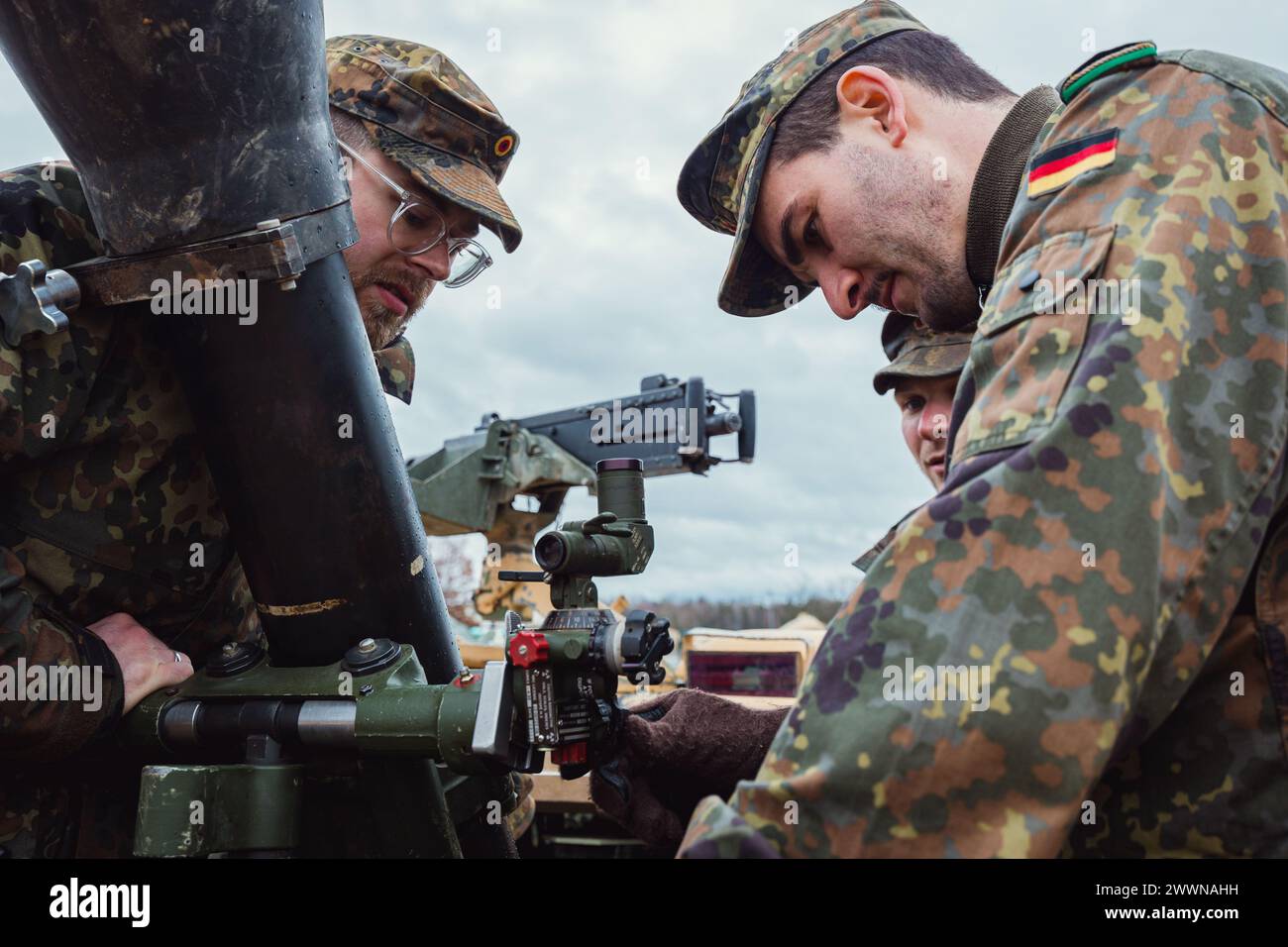 German soldiers assigned to Unteroffizierschule des Heeres toured the ...