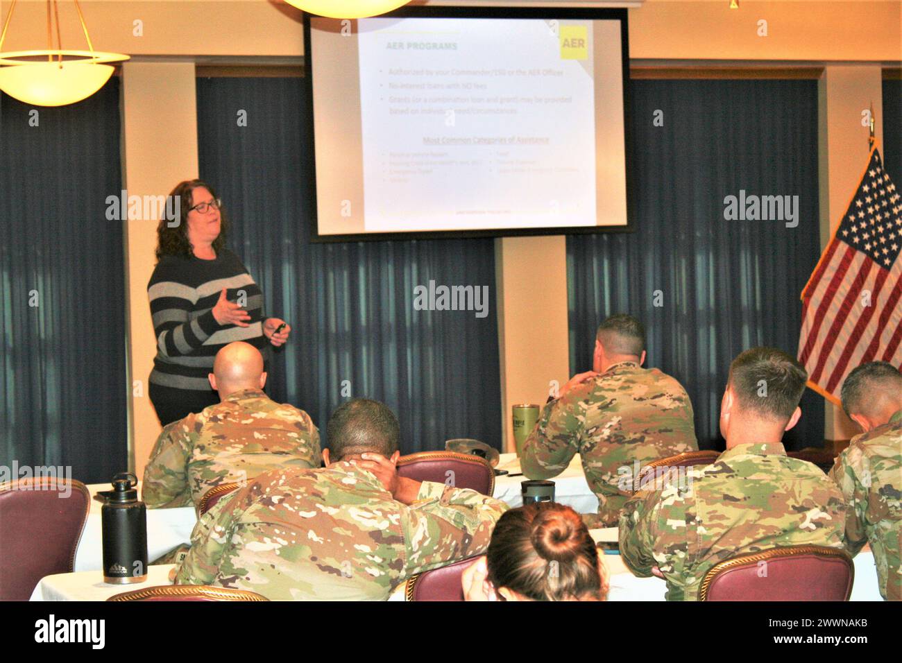 Janeen Folgers, Army Community Service financial readiness program ...