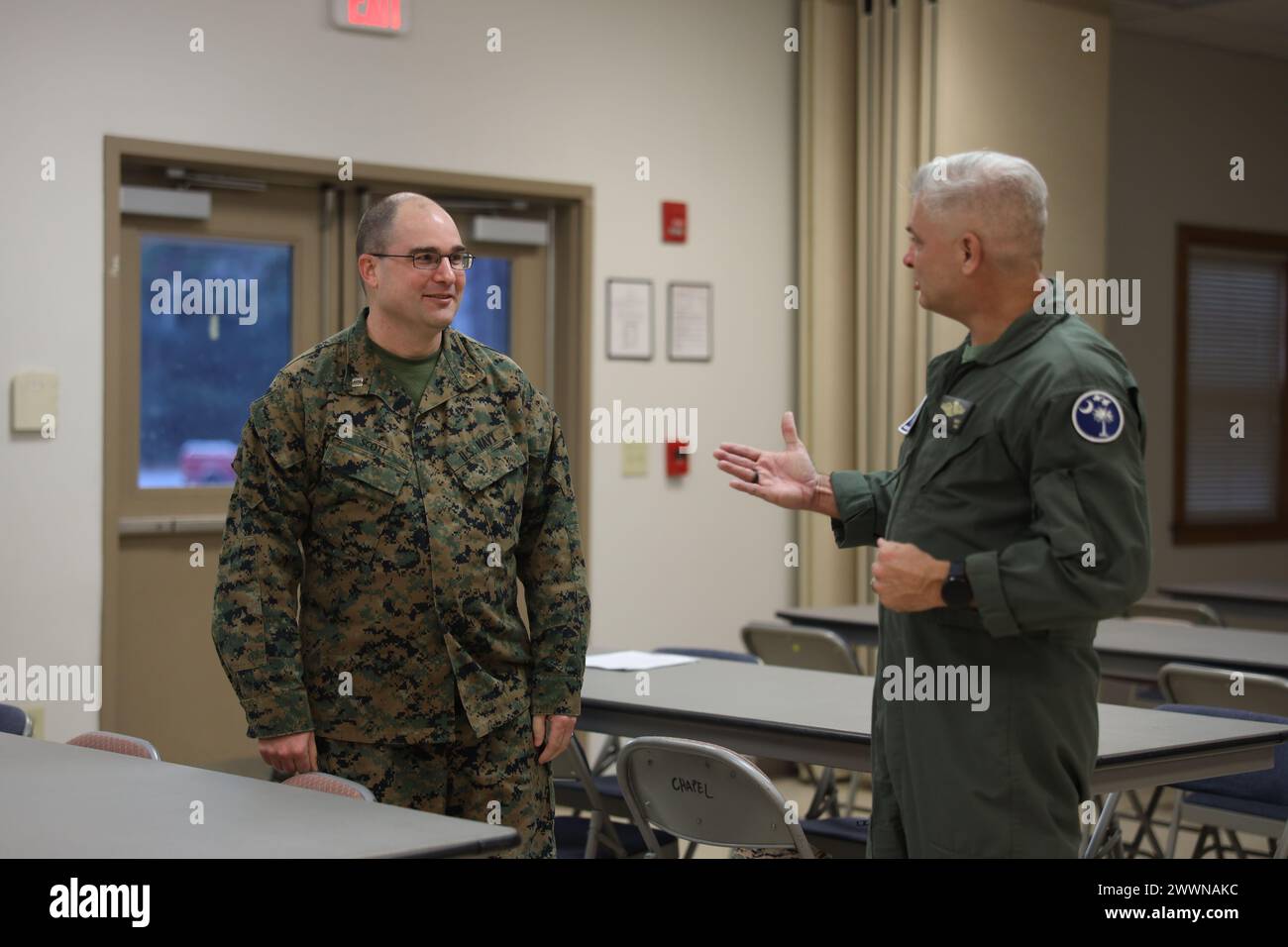 U.S. Navy Lt. Timothy Scott, chaplain, Marine Aircraft Group 31, 2nd ...