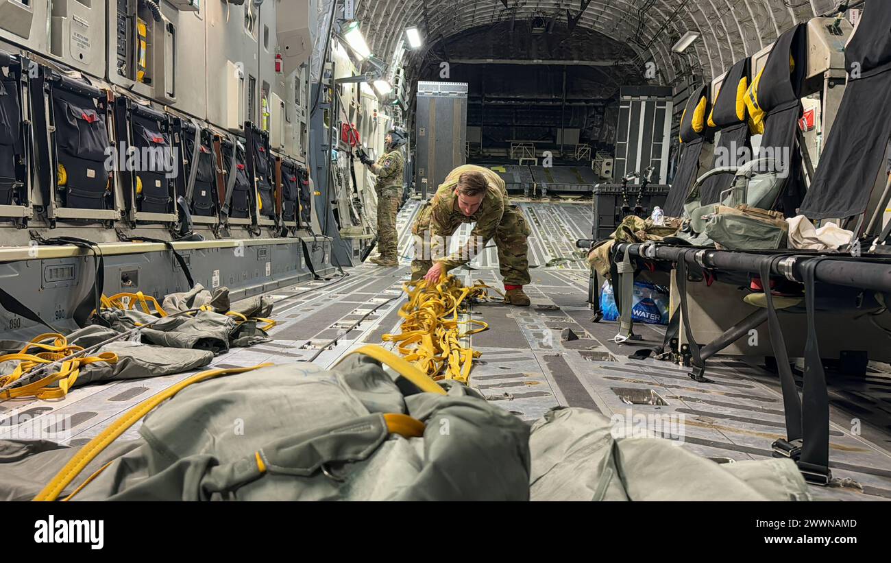 Capt. Joshua Thielen, a jumpmaster with 2nd Battalion, 377th Parachute ...