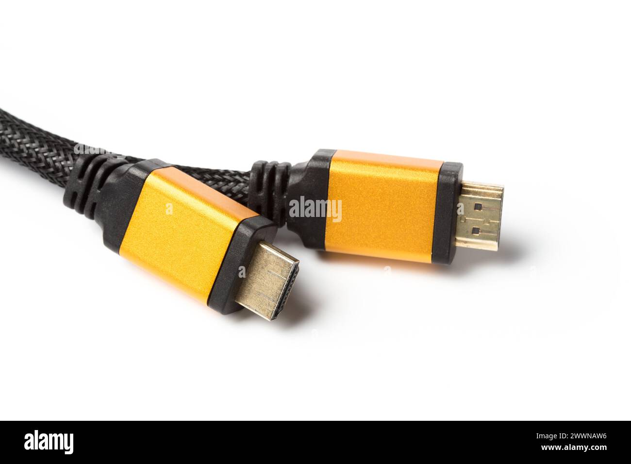 Hdmi cable detail Cut Out Stock Images & Pictures - Alamy