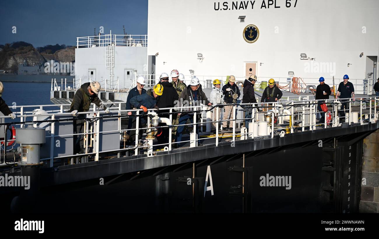 YOKOSUKA, Japan (Feb. 18, 2024) — U.S. Naval Ship Repair Facility and ...