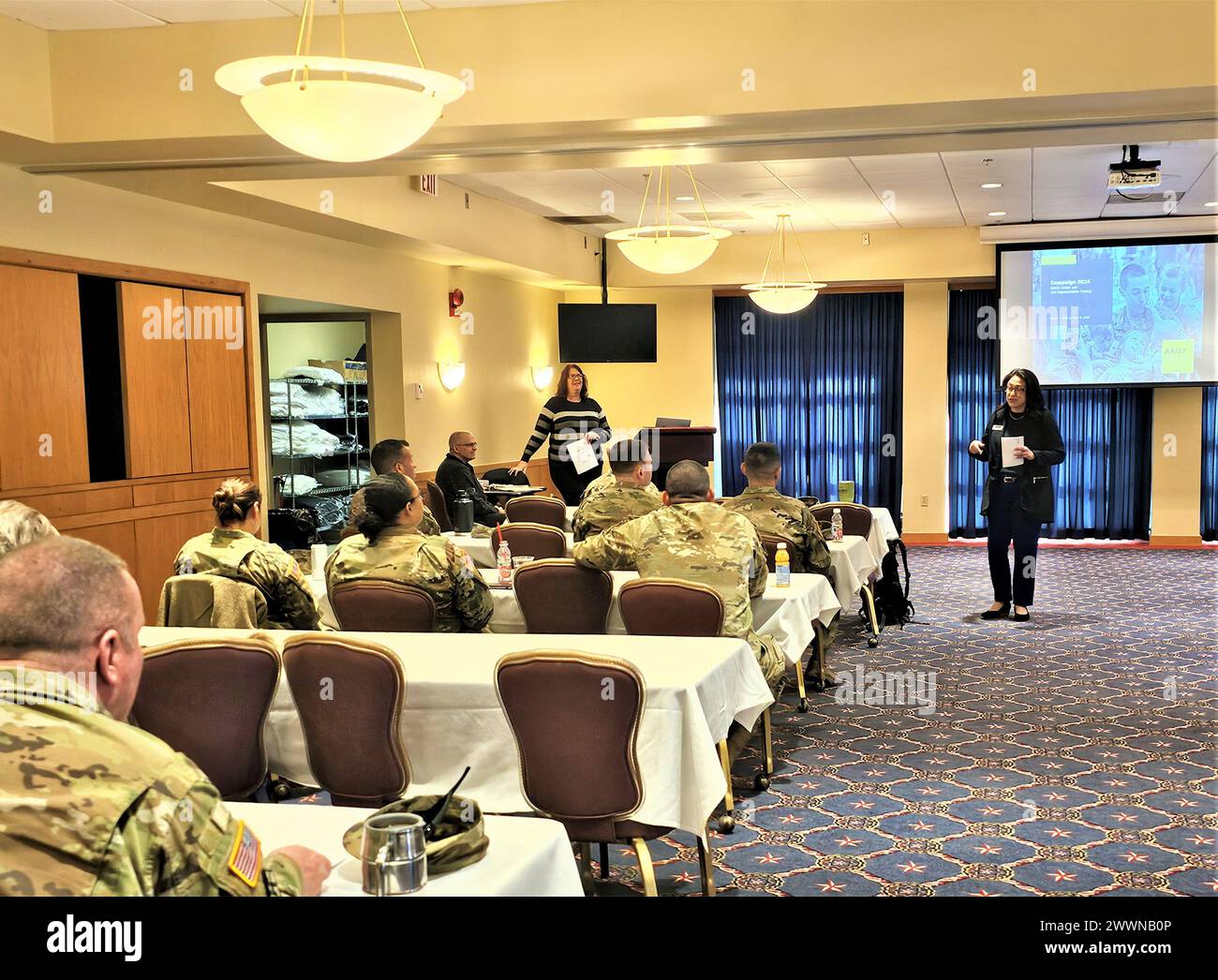 Sylvia Lopez, Army Community Service director with the Directorate of ...