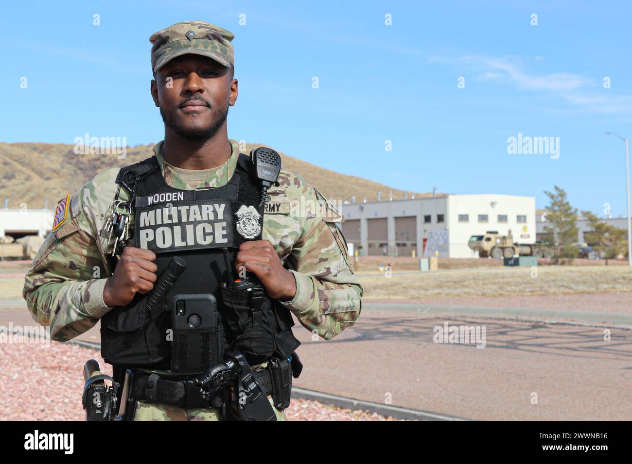 U.S. Army Spc. Daniel Wooden, a military police specialist with 59th Military Police Company ...