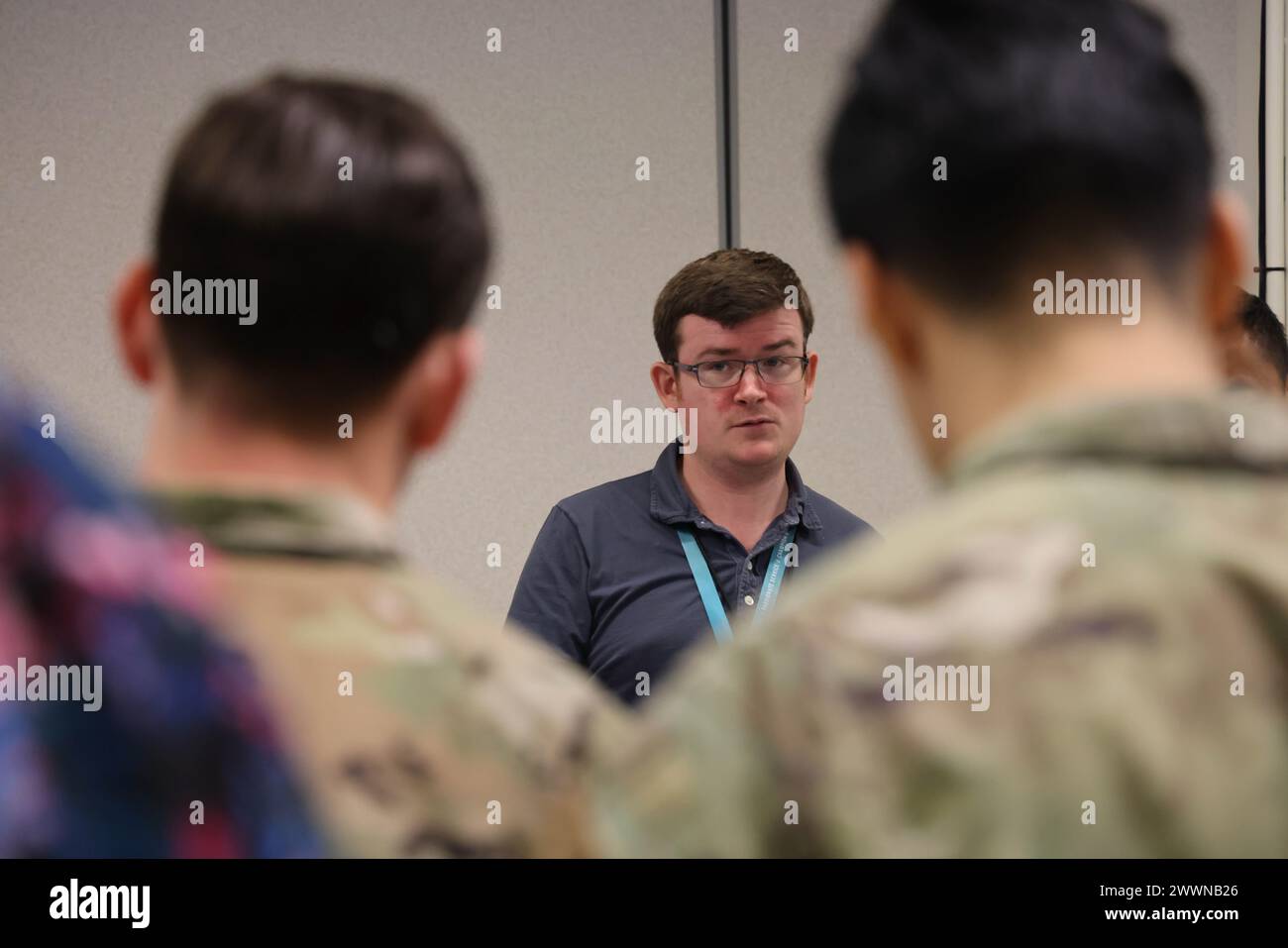 Students engage in working groups during USARPAC’s first official ...