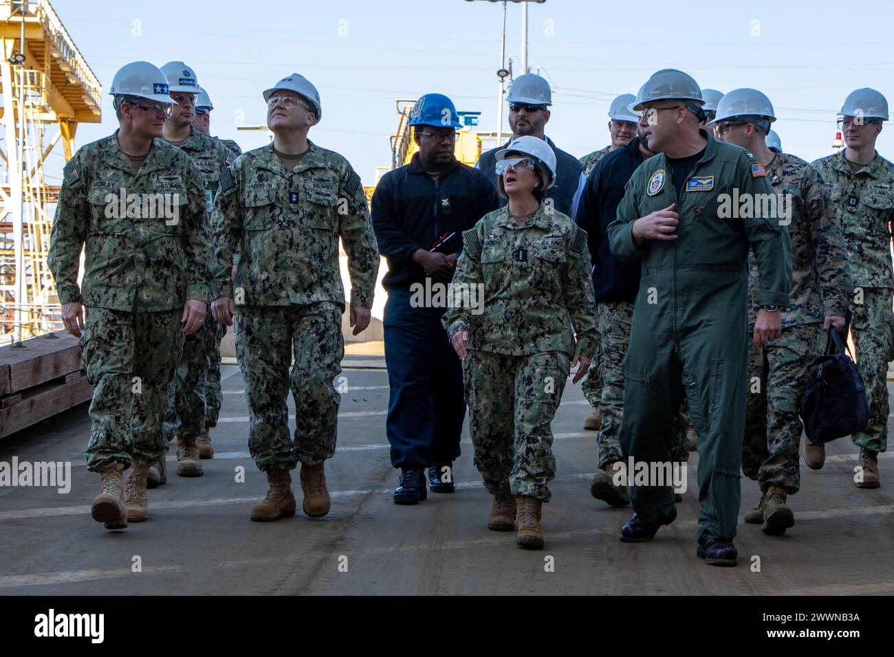 Capt. Joshua Wenker, commanding officer of San Antonio-class amphibious ...