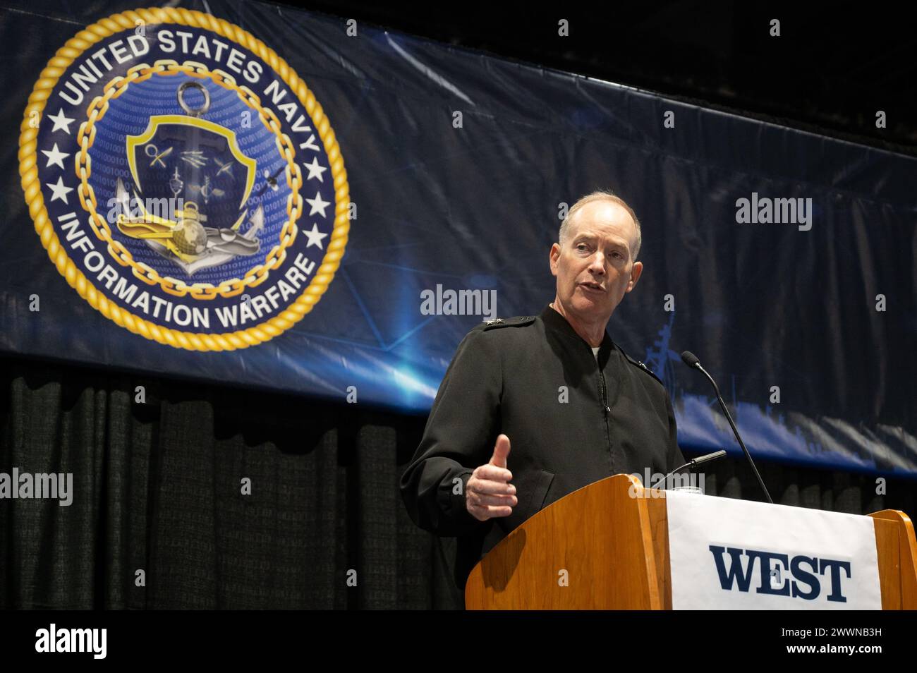 240214-N-GC965-1132 SAN DIEGO (Feb. 14, 2024) Rear Adm. Doug Small ...