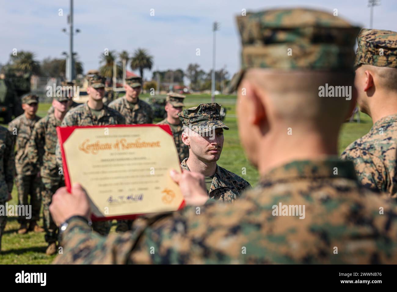 U.S. Marine Corps Sgt. Nate Bullock, a rifleman with 3rd Battalion, 5th ...