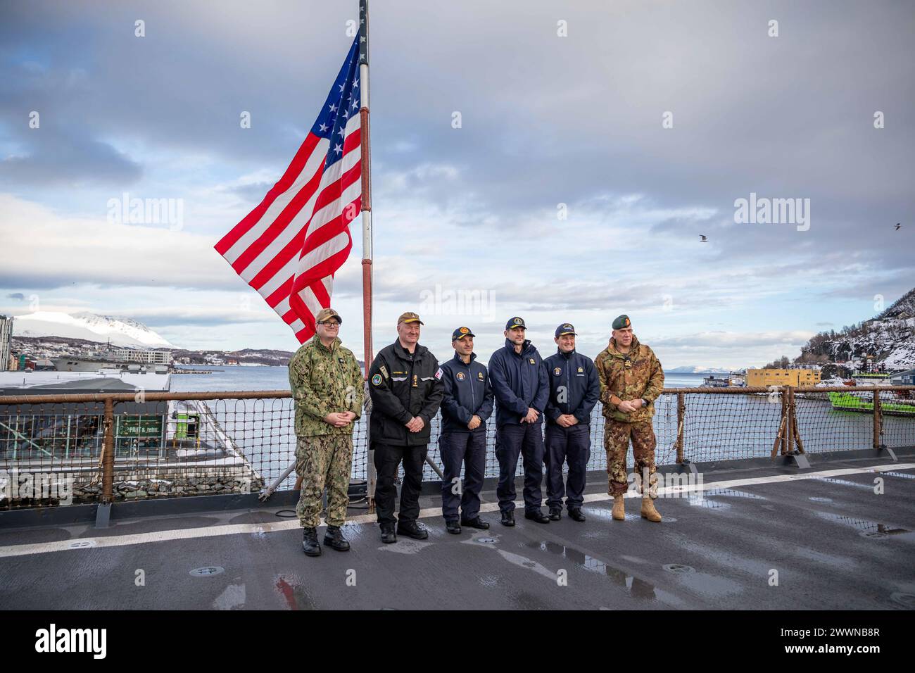 Cmdr. Christopher W. Van Loenen, commanding officer of the Whidbey ...