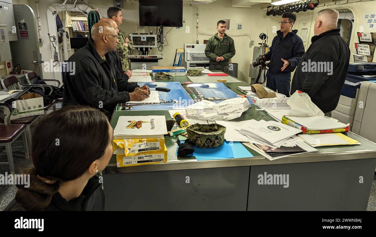 NORFOLK, Va. (Feb. 4, 2024) Sailors assigned to Navy Reserve U.S. Naval ...