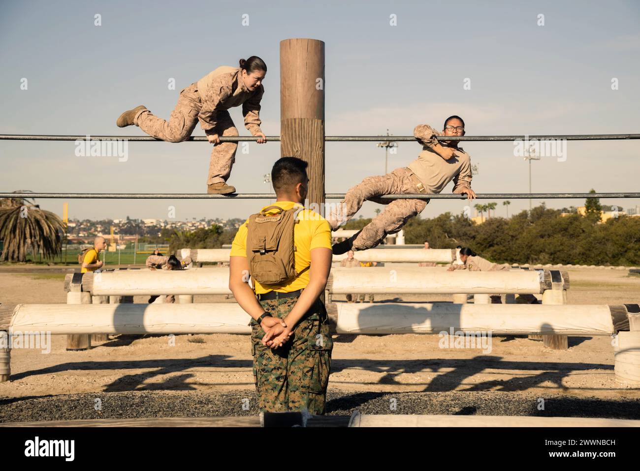 U.S. Marine Corps Sgt. Rodolfo Navarrette, a drill instructor with Golf ...