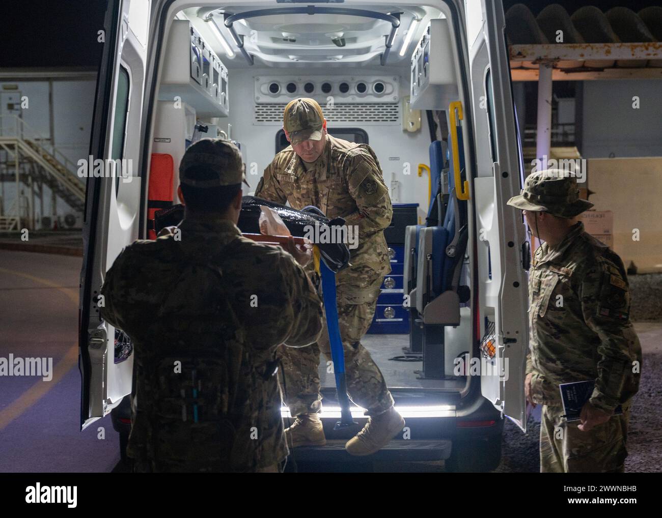 U.S. Air Force medical squadron Airmen assigned to the U.S. Central ...