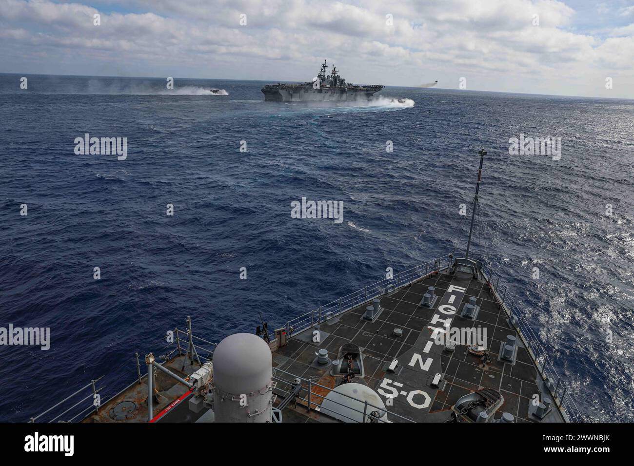 240225-N-ED646-1296 MEDITERRANEAN SEA (Feb. 25, 2024) The Wasp-class ...