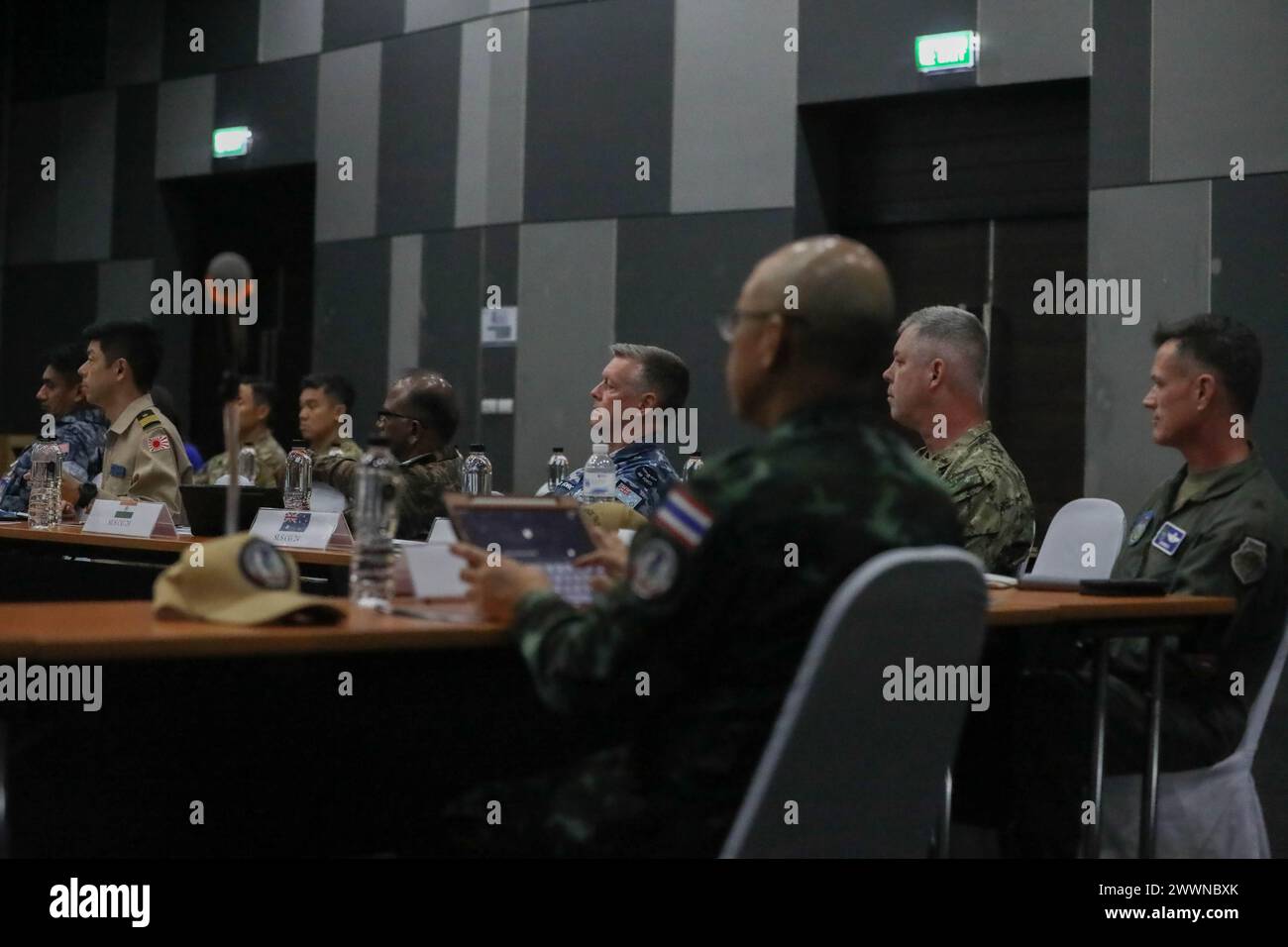 Military leaders from many nations participate in the senior leadership ...