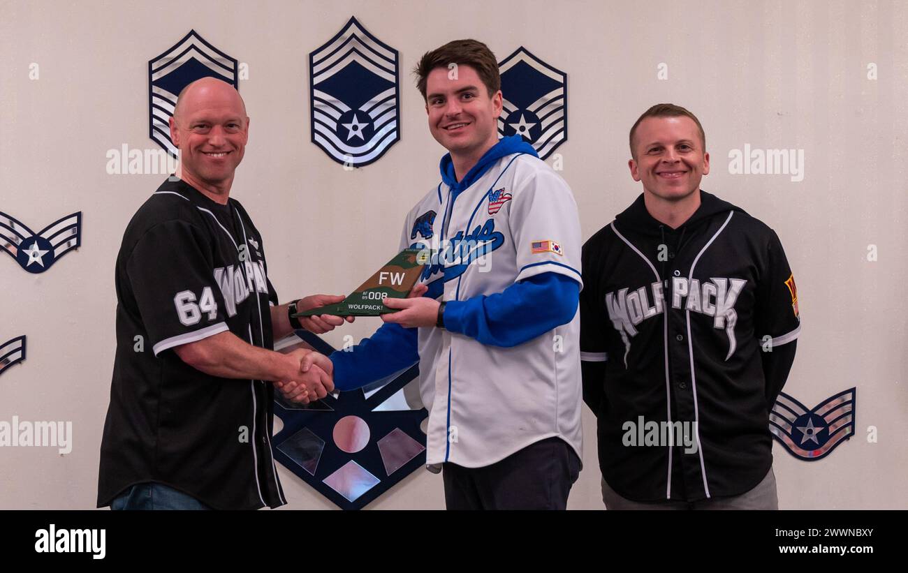 Col. Matthew Gaetke, left, 8th Fighter Wing commander, and Chief Master ...