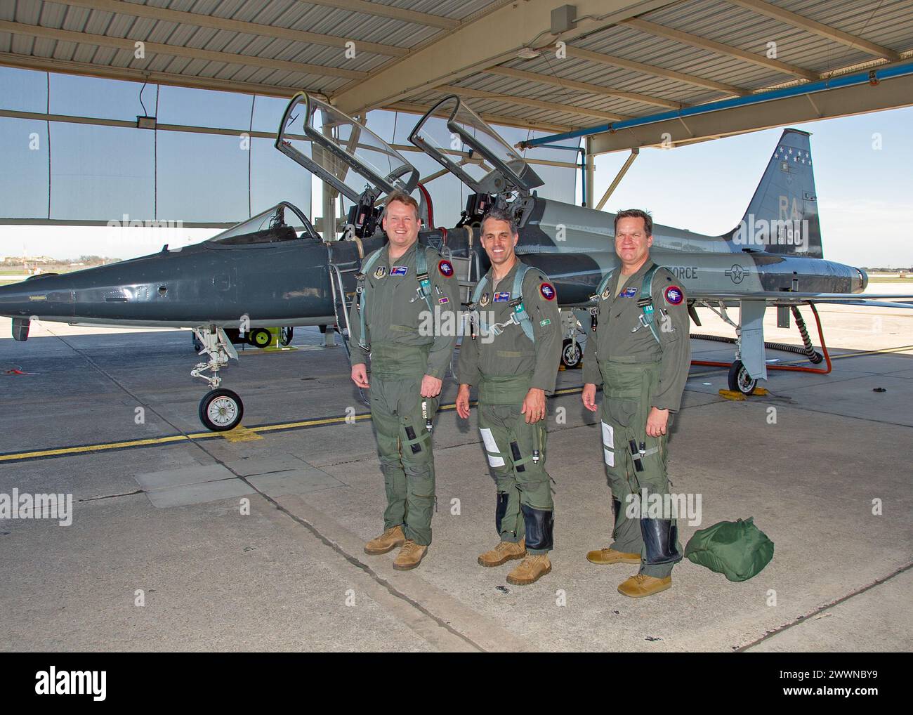 (From left to right) Lt. Col. Christopher Jackson, Lt. Col. William ...