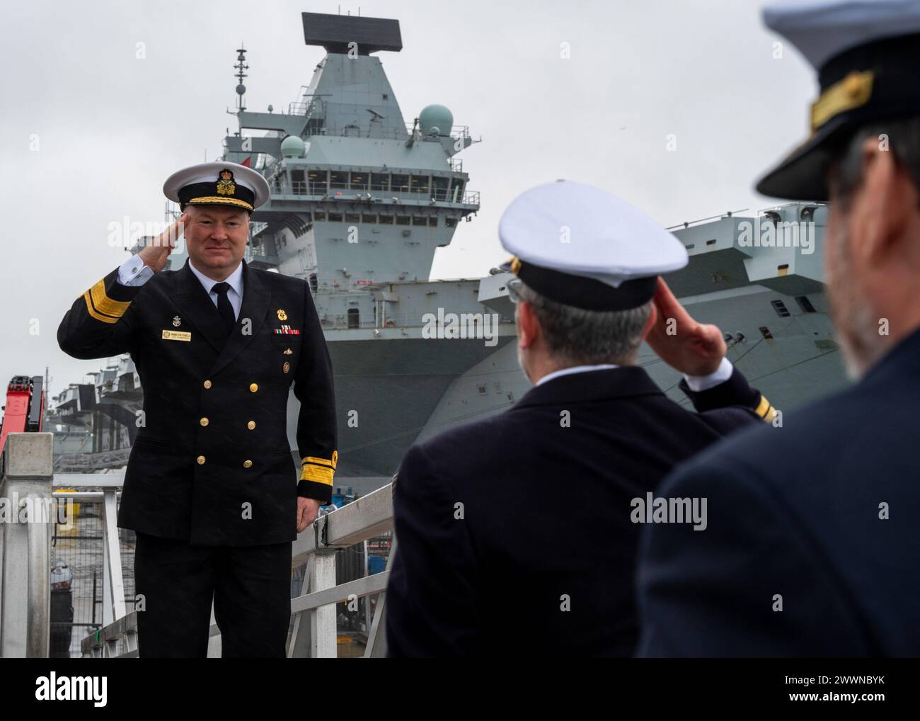 Royal Canadian Navy Rear Adm. David Patchell, vice commander, U.S. 2nd ...
