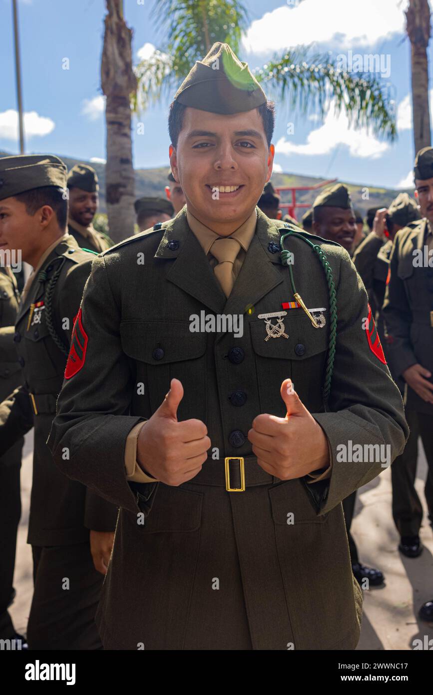 U.S. Marine Corps Cpl. Migel Reynosa, a combat videographer with 5th ...
