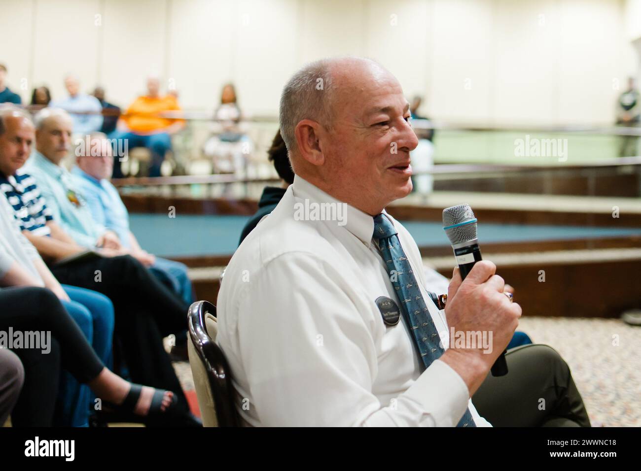 Fort Novosel Army Community Service Director, Kent Thompson, gives ...