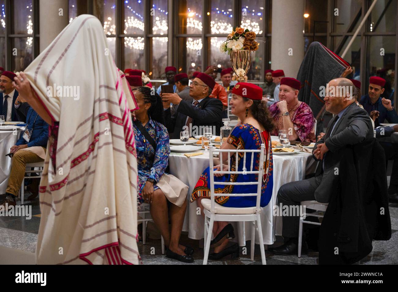 Attendees of the 13th African Air Chiefs Symposium gather for a ...