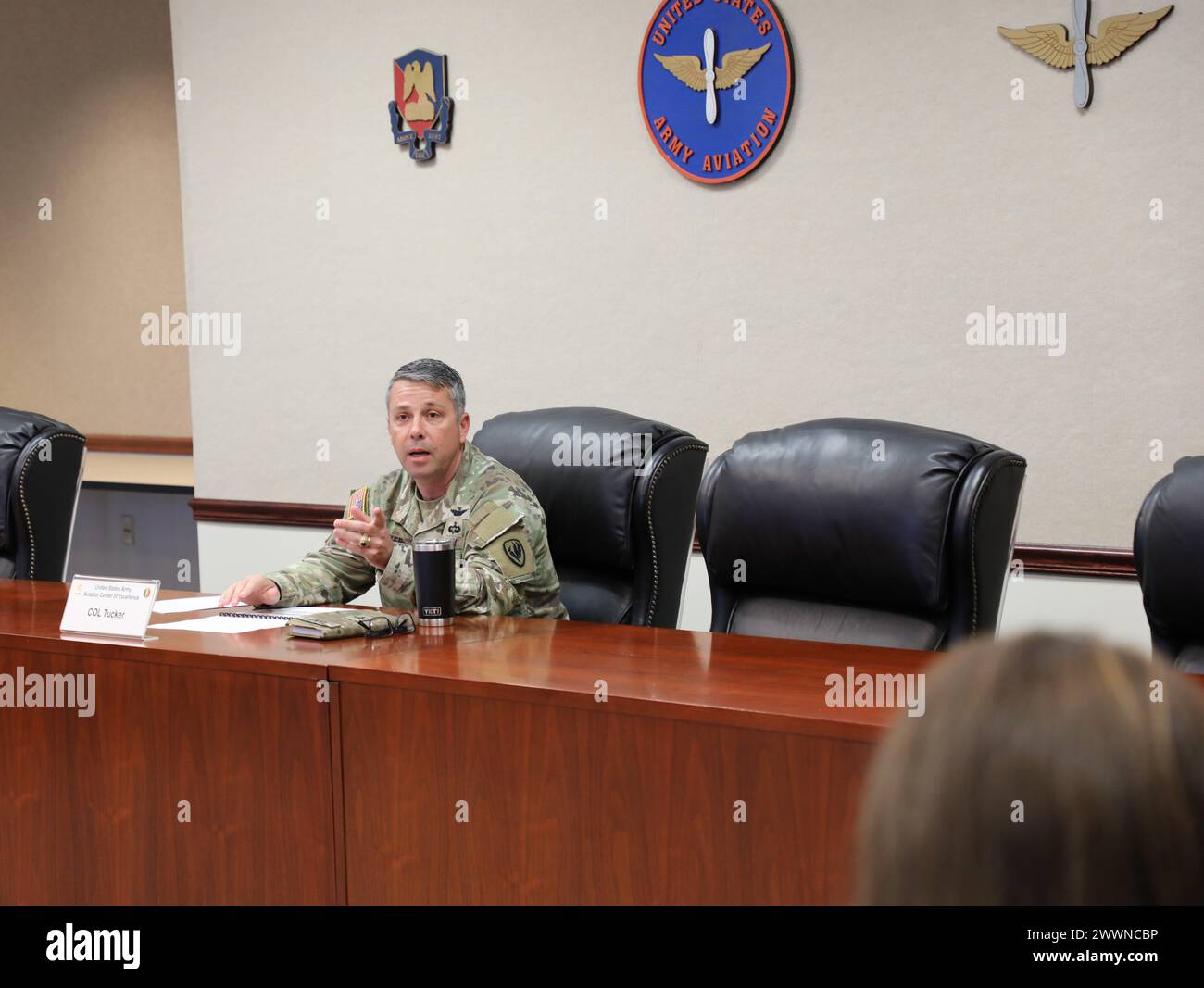 Col. Richard P. Tucker, U.S. Army Aviation Center of Excellence chief ...