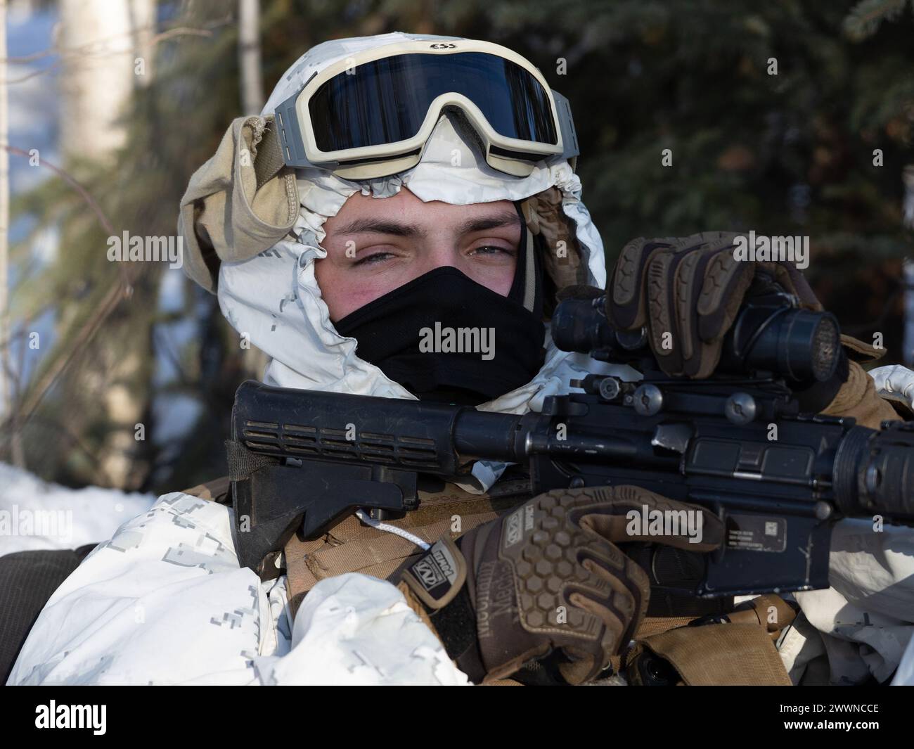 U.S. Marine Corps Lance Cpl. Randall J. Hurt, a motor transportation ...