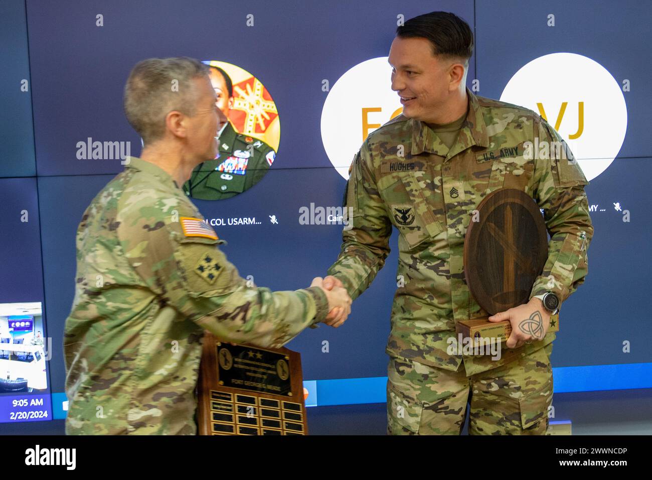 Staff Sgt. Stephen Hughes, a career counselor assigned to Fort Meade ...