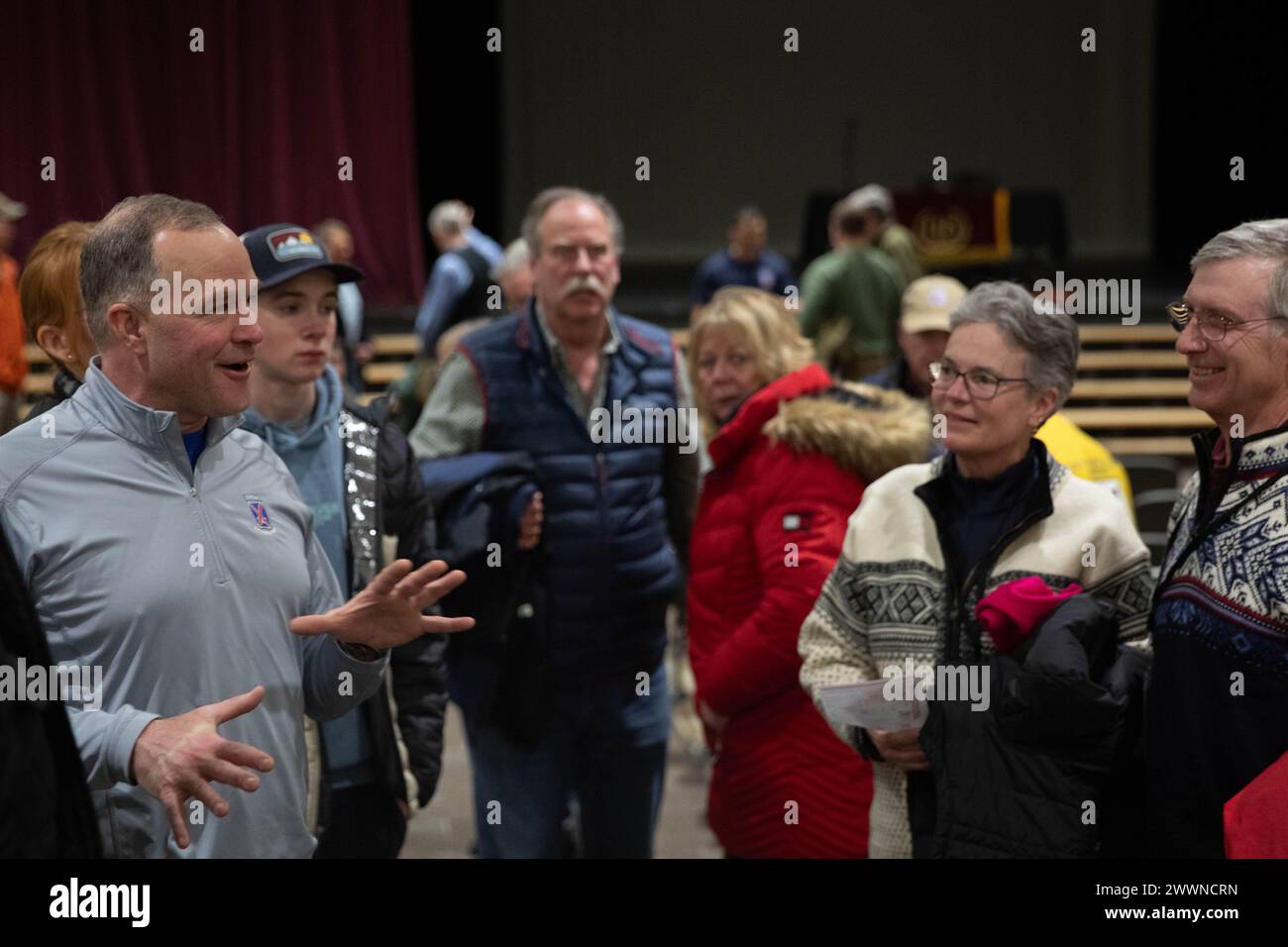 Brig. Gen. Matthew Braman (left), the deputy commander-support for the ...