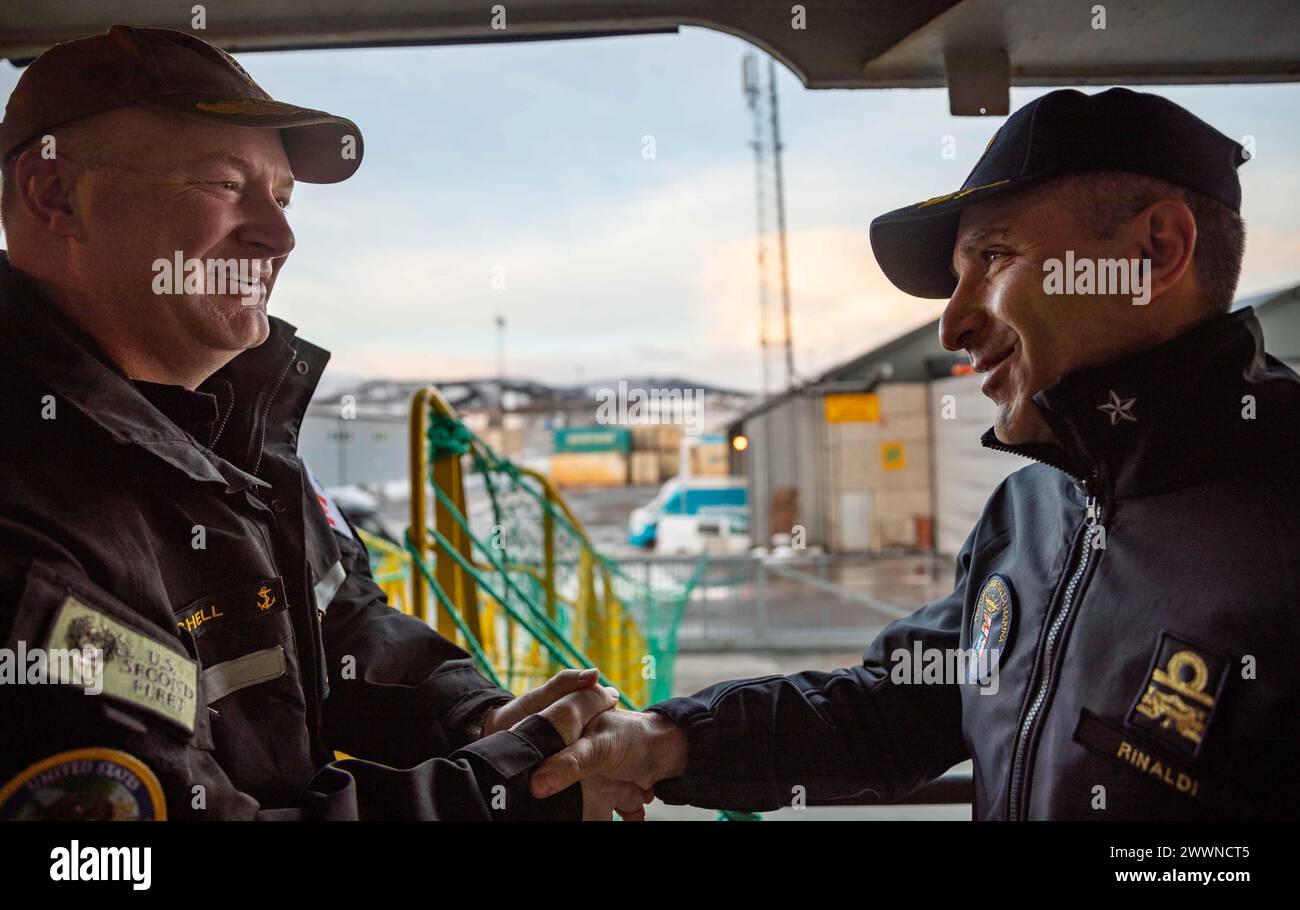 Royal Canadian Navy Rear Adm. David Patchell, vice commander, U.S. 2nd ...