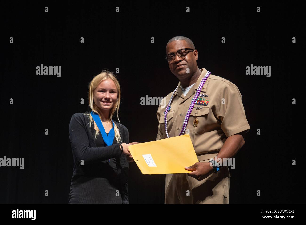 LIHUE, Hawaii (Feb. 8, 2024) Command Senior Chief Emanuel Bolton ...