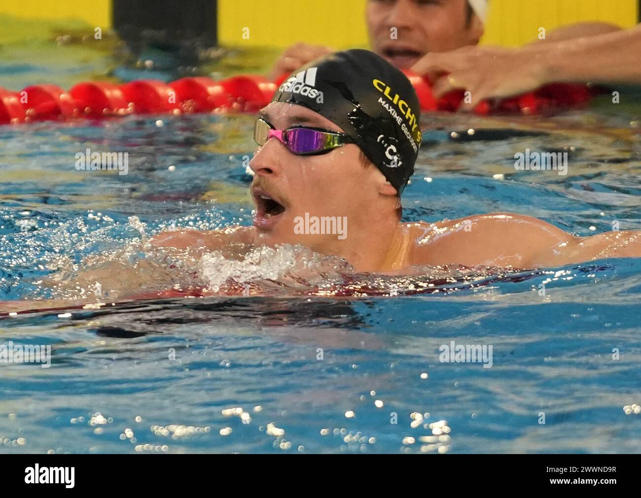 GROUSSET Maxime of France final 100 M FREESTYLE Men during the Giant ...